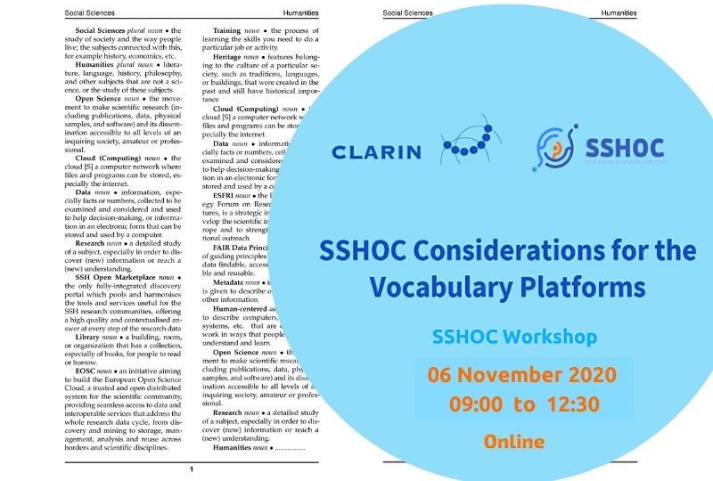 SSHOC Considerations for the Vocabulary Platforms | SSHOPENCLOUD